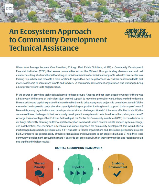 Accelerating Community Development Through Technical Assistance | IFF